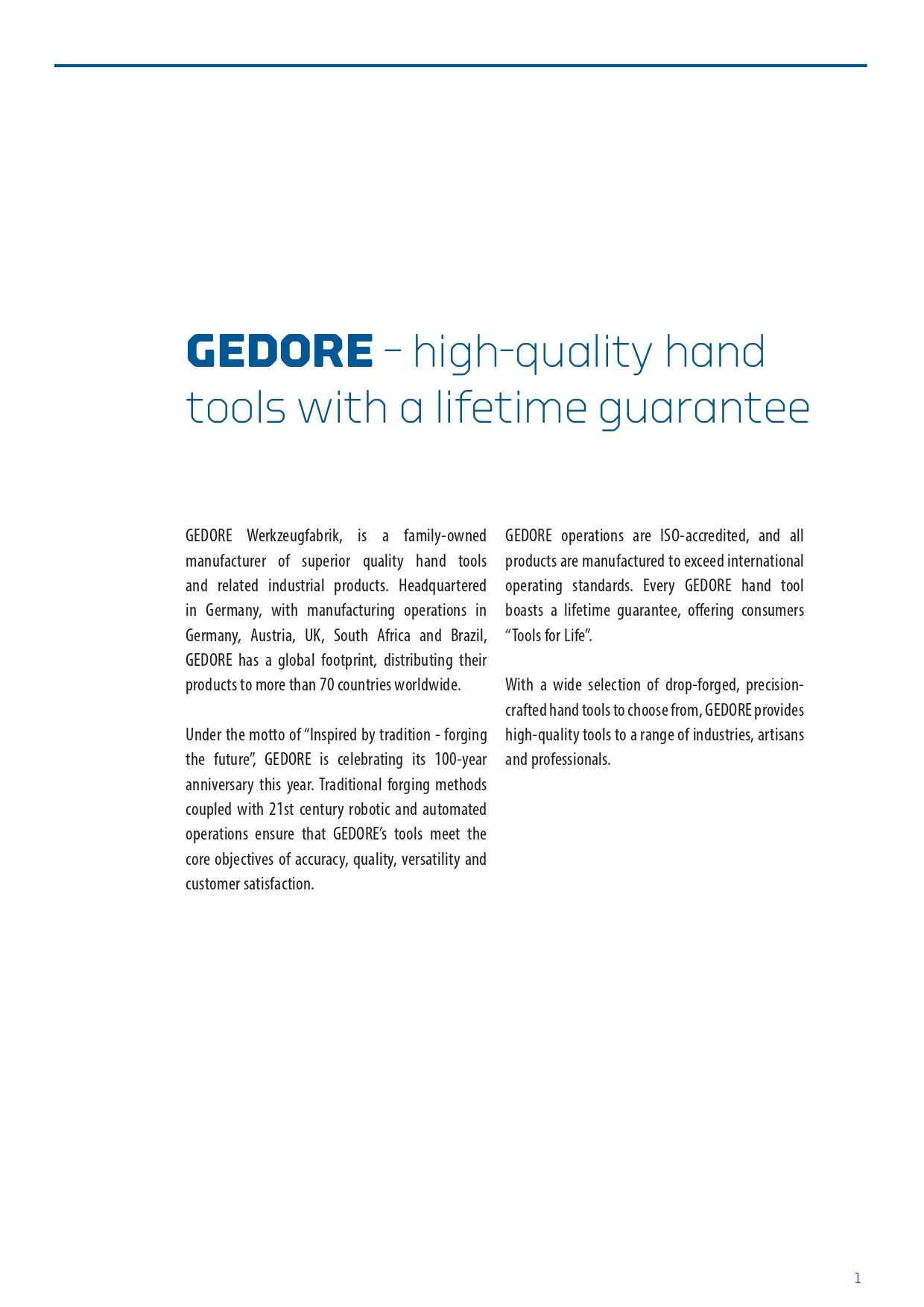 Gedore South Africa | The leading supplier of hand tools to the South ...